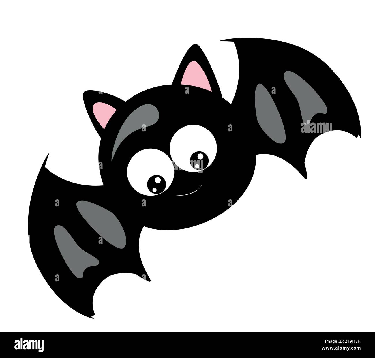 funny bat in illustrator on white background Stock Vector Image & Art ...