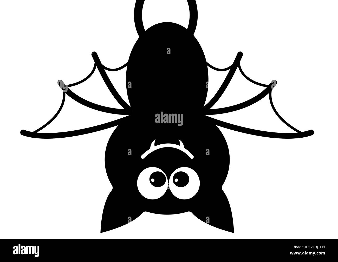 funny bat in illustrator on white background Stock Vector Image & Art ...
