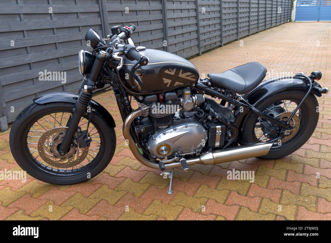 Bordeaux , France - 11 13 2023 : triumph bobber tfc limited edition ...