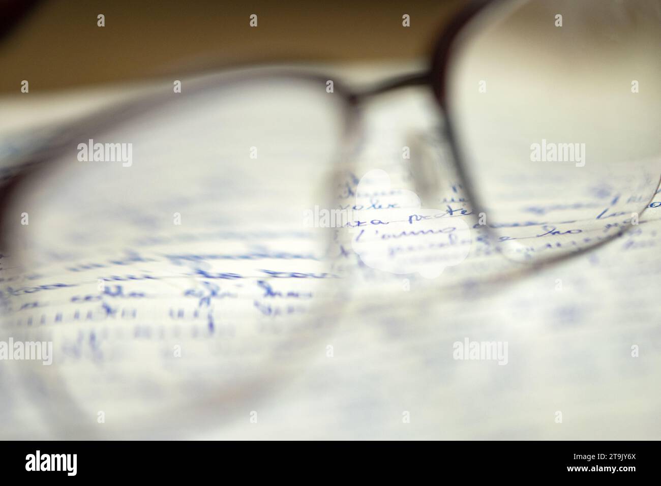 Handwritten sheet hi-res stock photography and images - Alamy