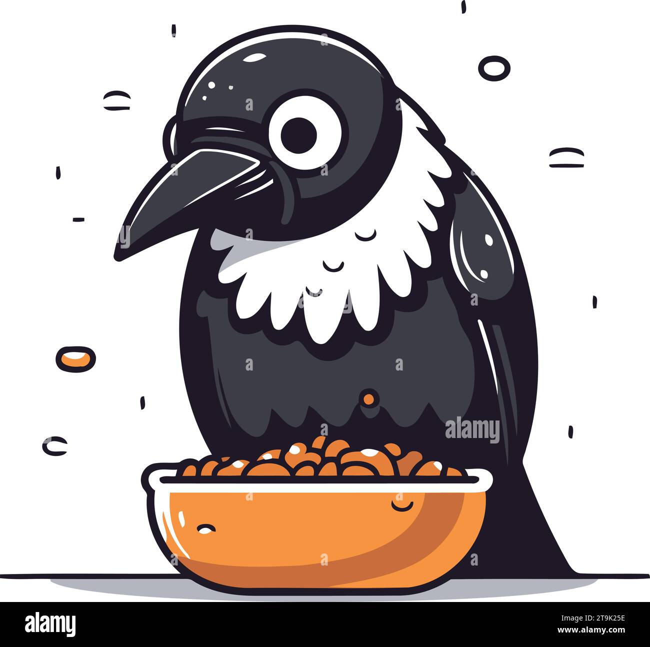 Cartoon crow Cut Out Stock Images & Pictures - Alamy