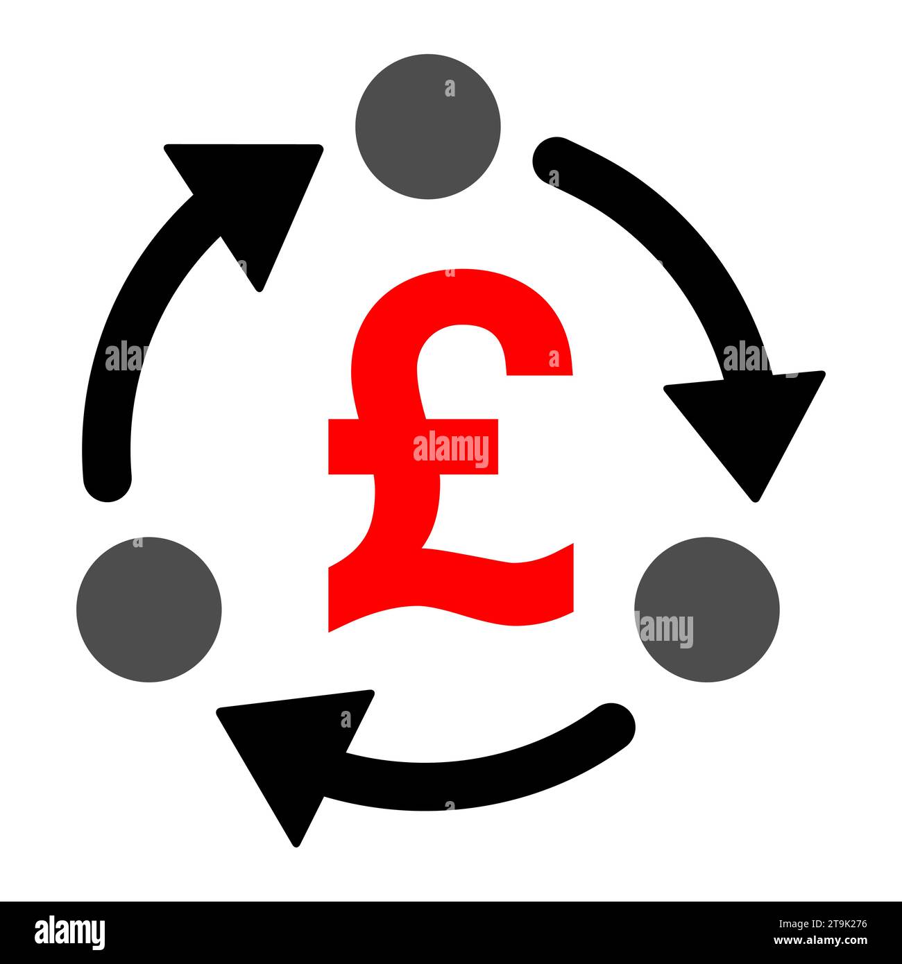 Pound money change icon, trade cash information web symbol, convert ...
