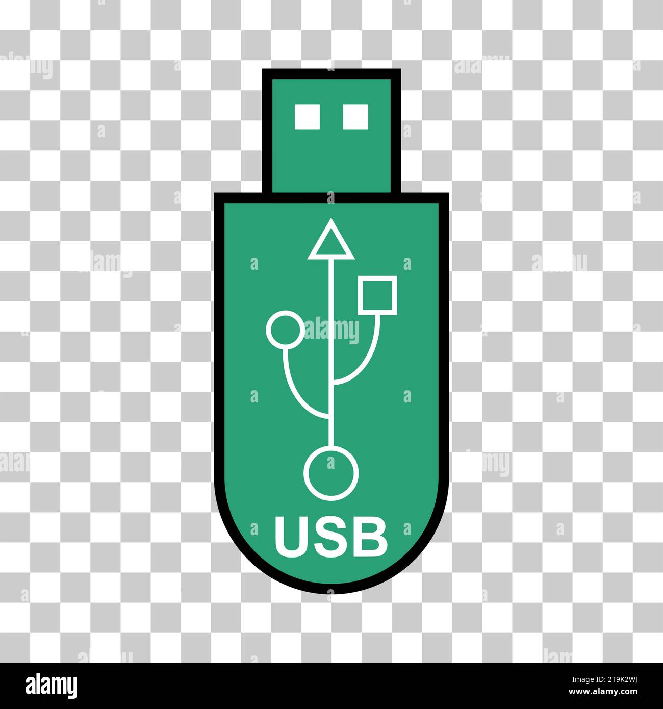 USB icon technology, connect device sign, electronic portable symbol ...