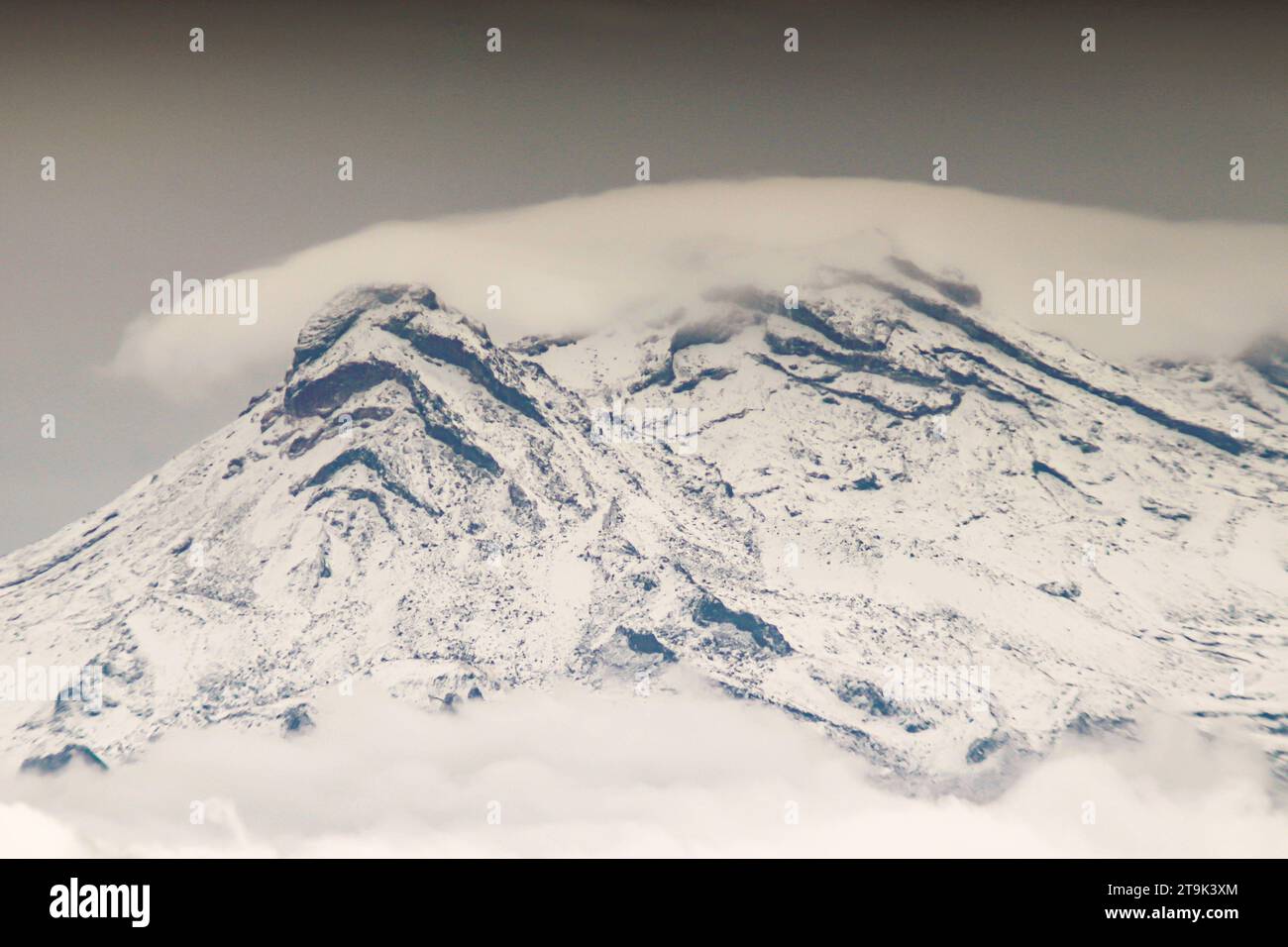 ztaccihuatl and Popocatepetl volcanoes Snowed in by the Cold Front ...