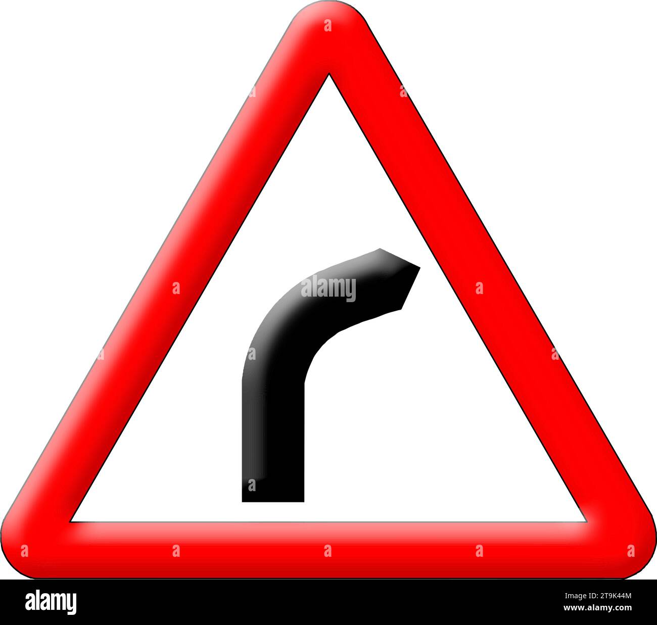 Turn road traffic sign vector illustration Stock Vector Image & Art - Alamy
