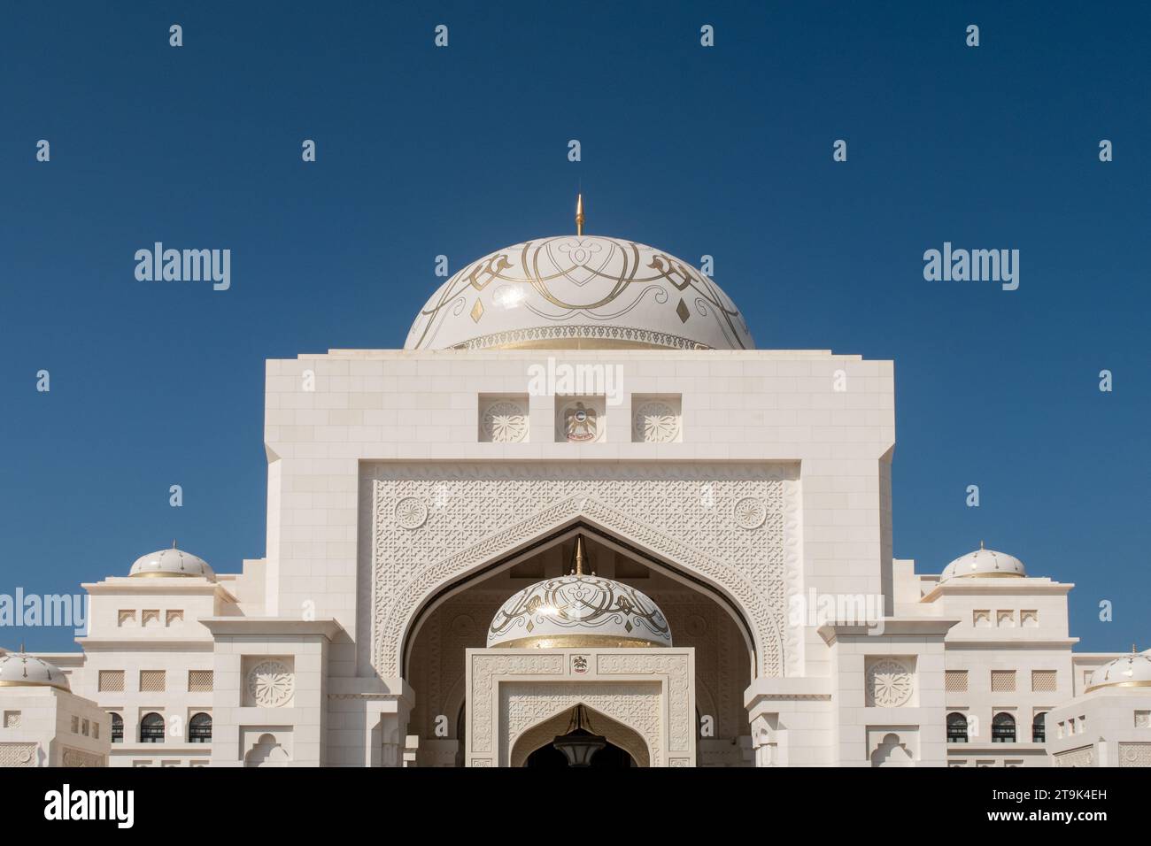 UAE Presidential Palace Qasr Al Watan in Abu Dhabi, exterior ...