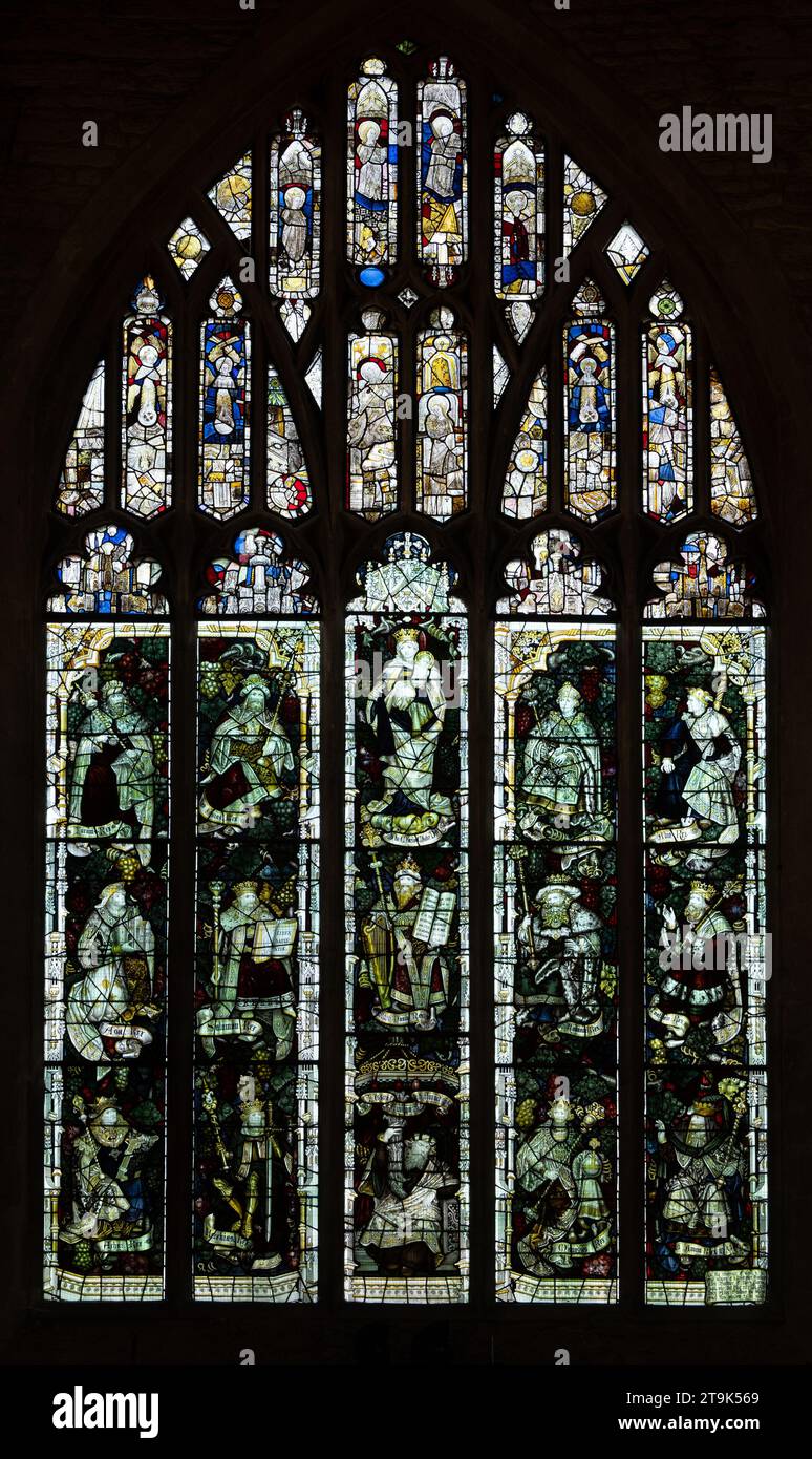The west Jesse window , St. John the Baptist Church, Burford ...