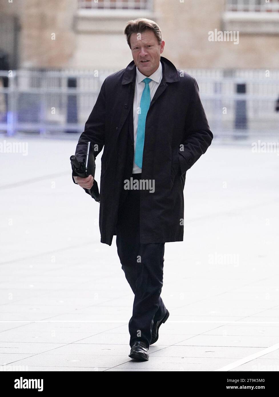 Reform UK leader Richard Tice arrives at BBC Broadcasting House in ...