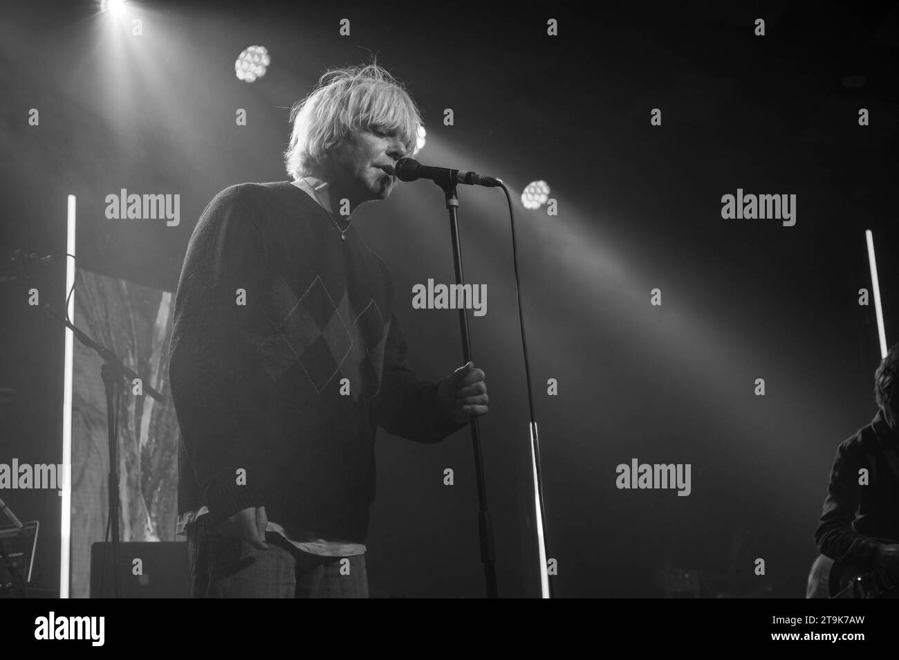 Photographs of Tim Burgess of The Charlatans performing at Barrowland ...