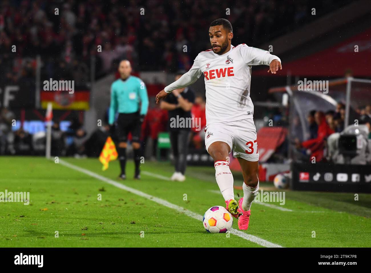 COLOGNE, GERMANY - 24 NOVEMBER, 2023: Linton Maina, The football match ...
