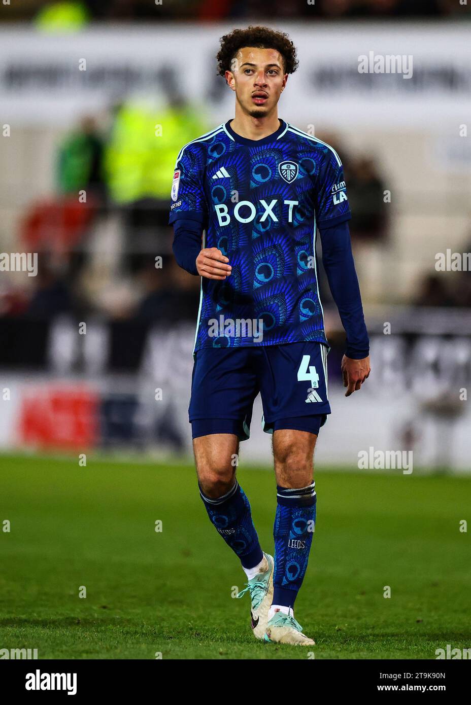 Ethan Ampadu of Leeds United during the Rotherham United FC v Leeds ...