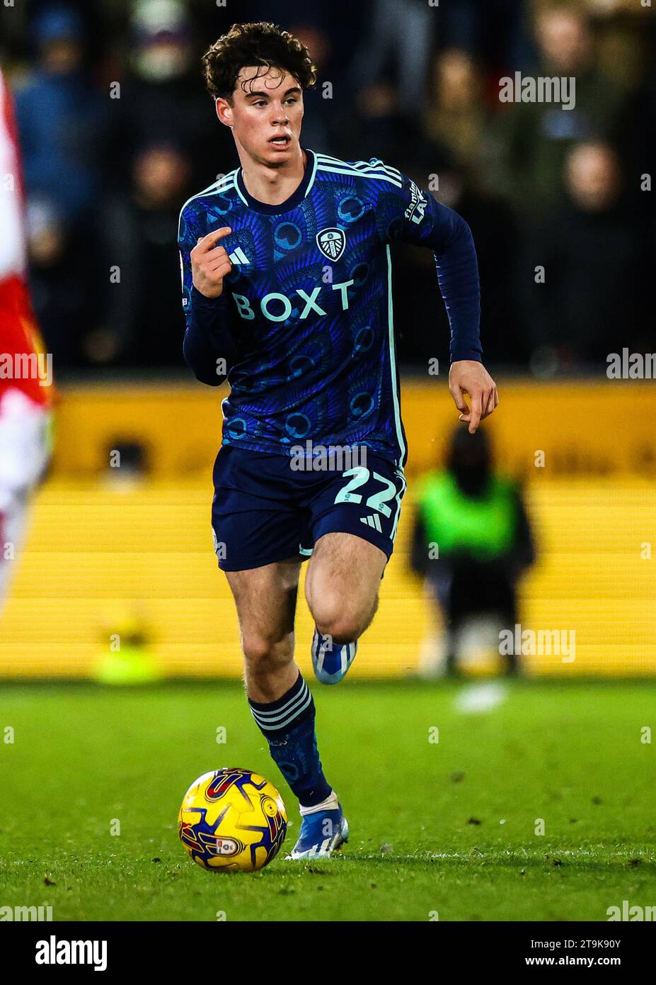 Archie Gray of Leeds United during the Rotherham United FC v Leeds ...