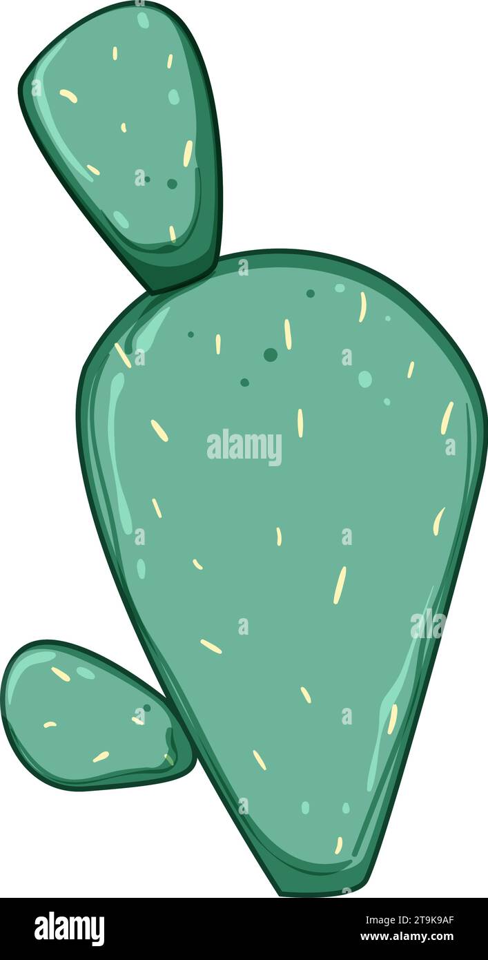 flower cactus cartoon vector illustration Stock Vector Image & Art - Alamy