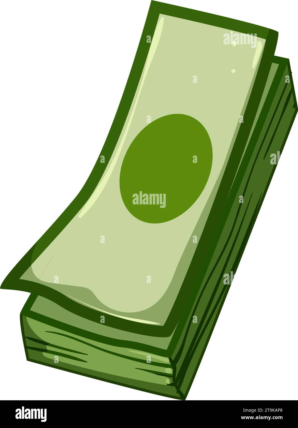 bank cash stack cartoon vector illustration Stock Vector Image & Art ...