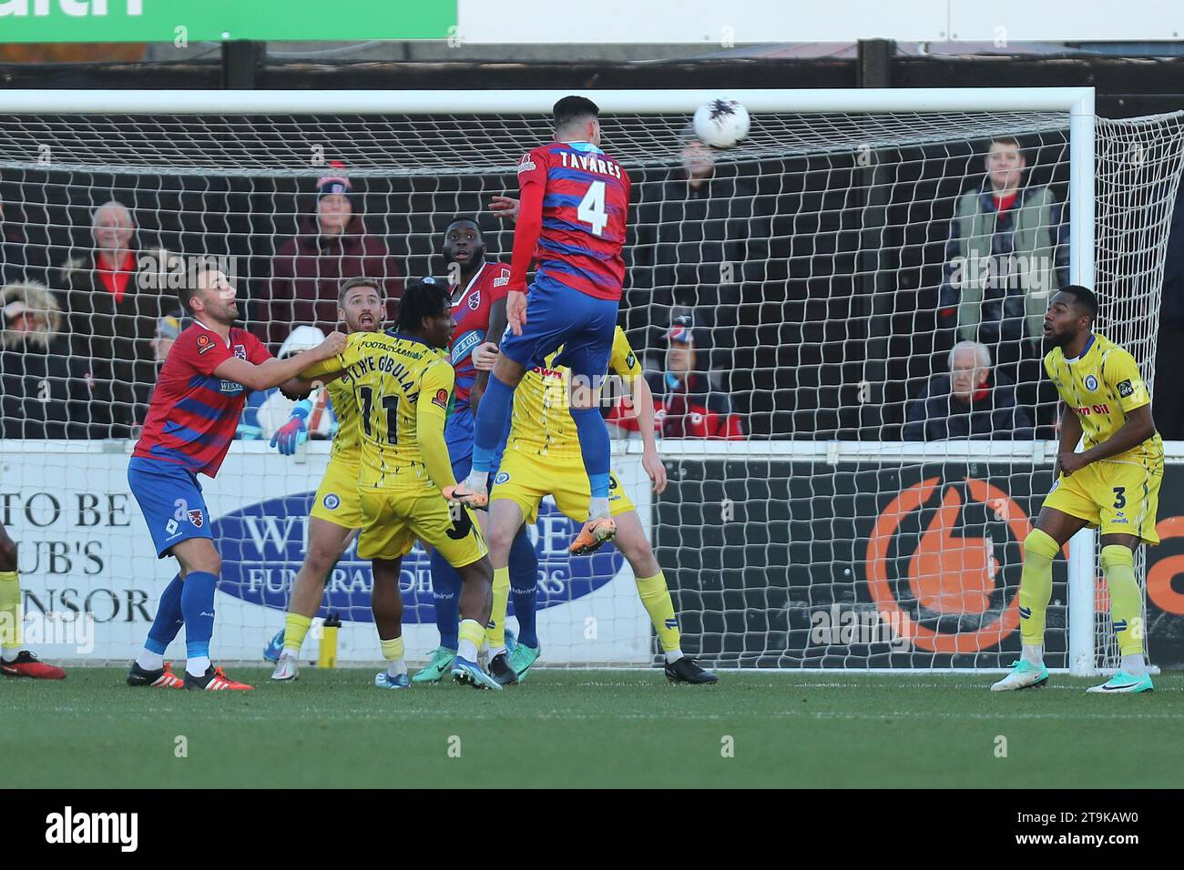 Nikola Tavares of Dagenham and Redbridge goes close to a goal during ...