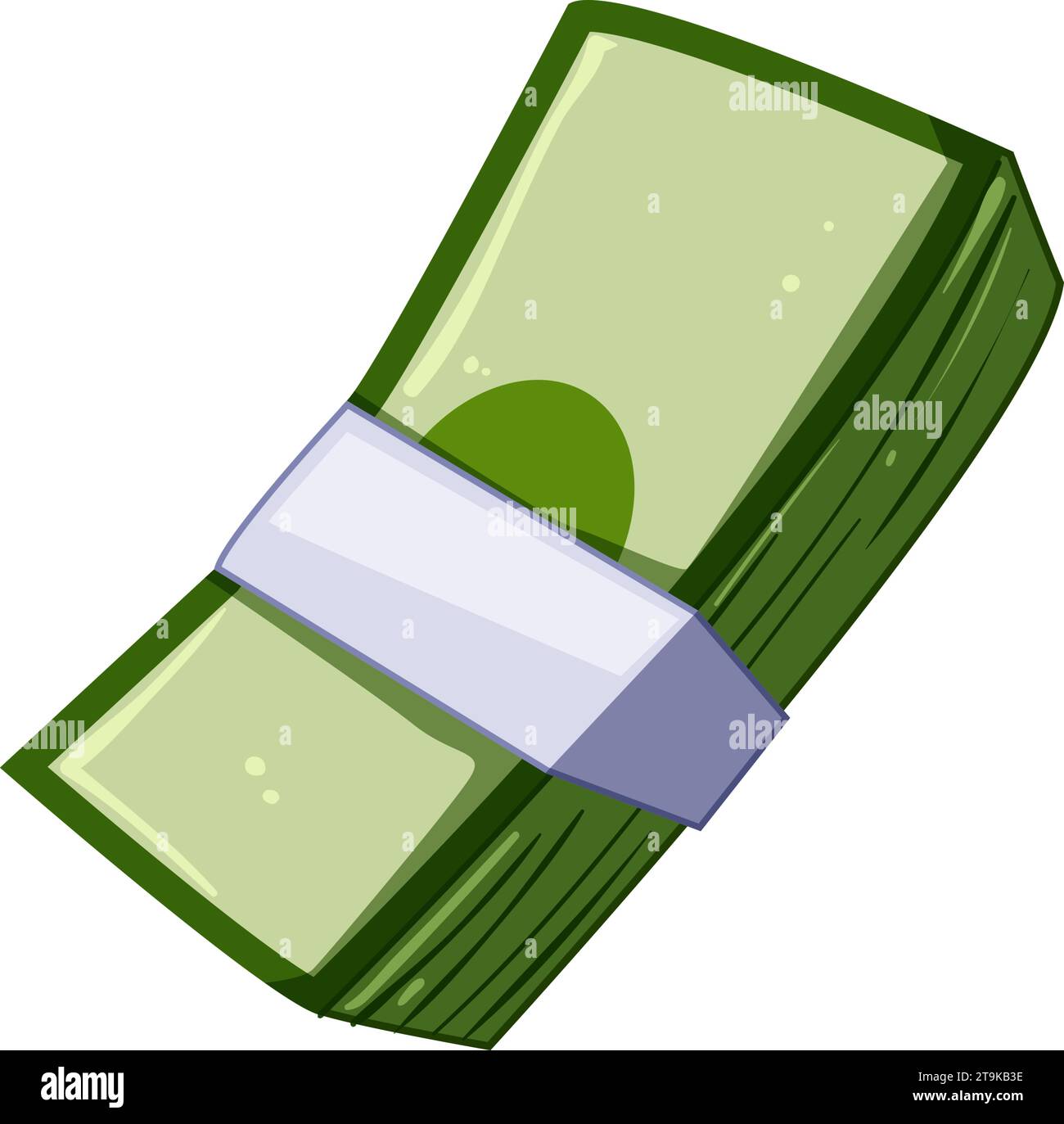 paper cash stack cartoon vector illustration Stock Vector Image & Art ...
