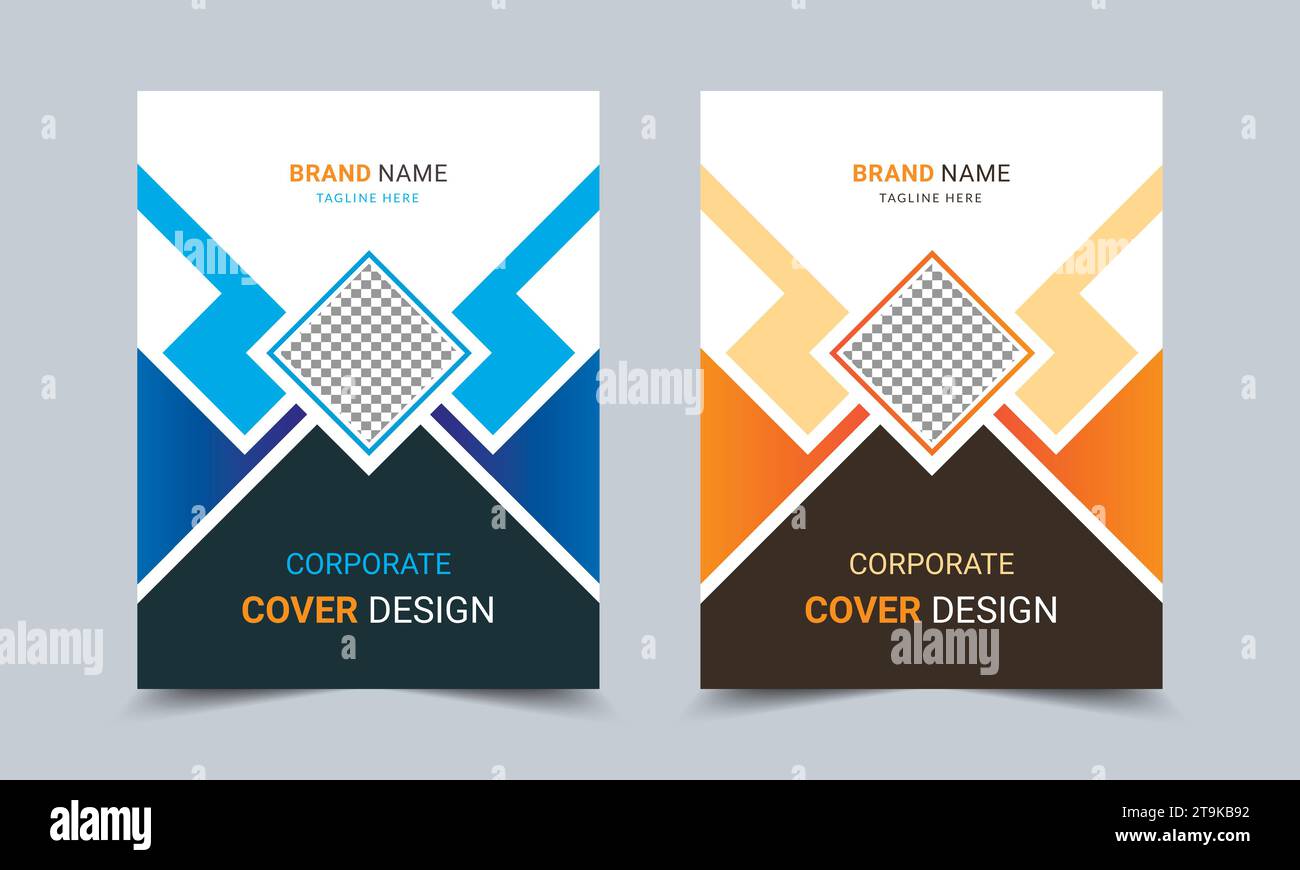 Corporate Book Covers, Brochures, Flyers Tamplate Stock Vector Image ...