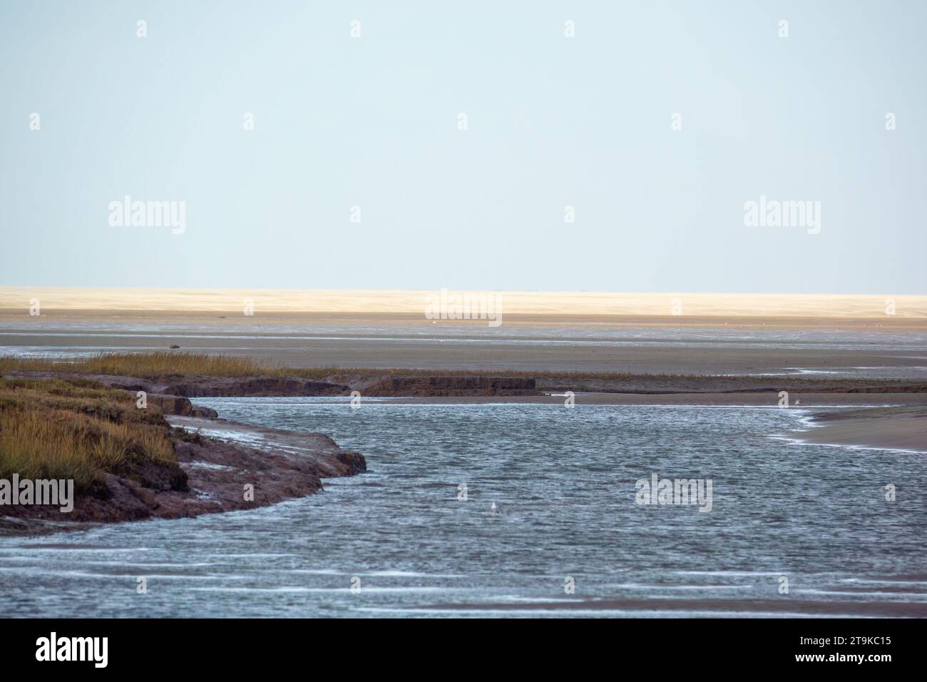 Distant Beach Stiffkey Stock Photo - Alamy