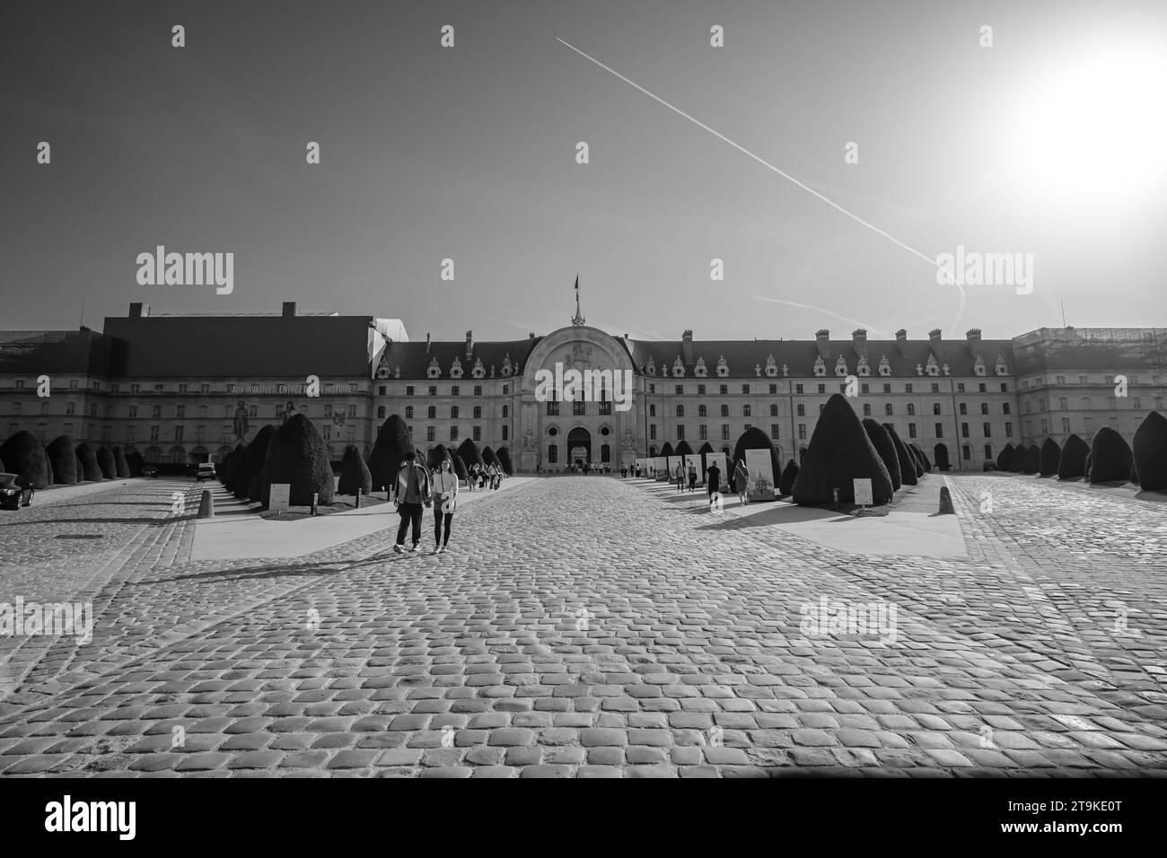 Paris, France - October 8, 2023 : Panoramic view of the Hôtel des ...
