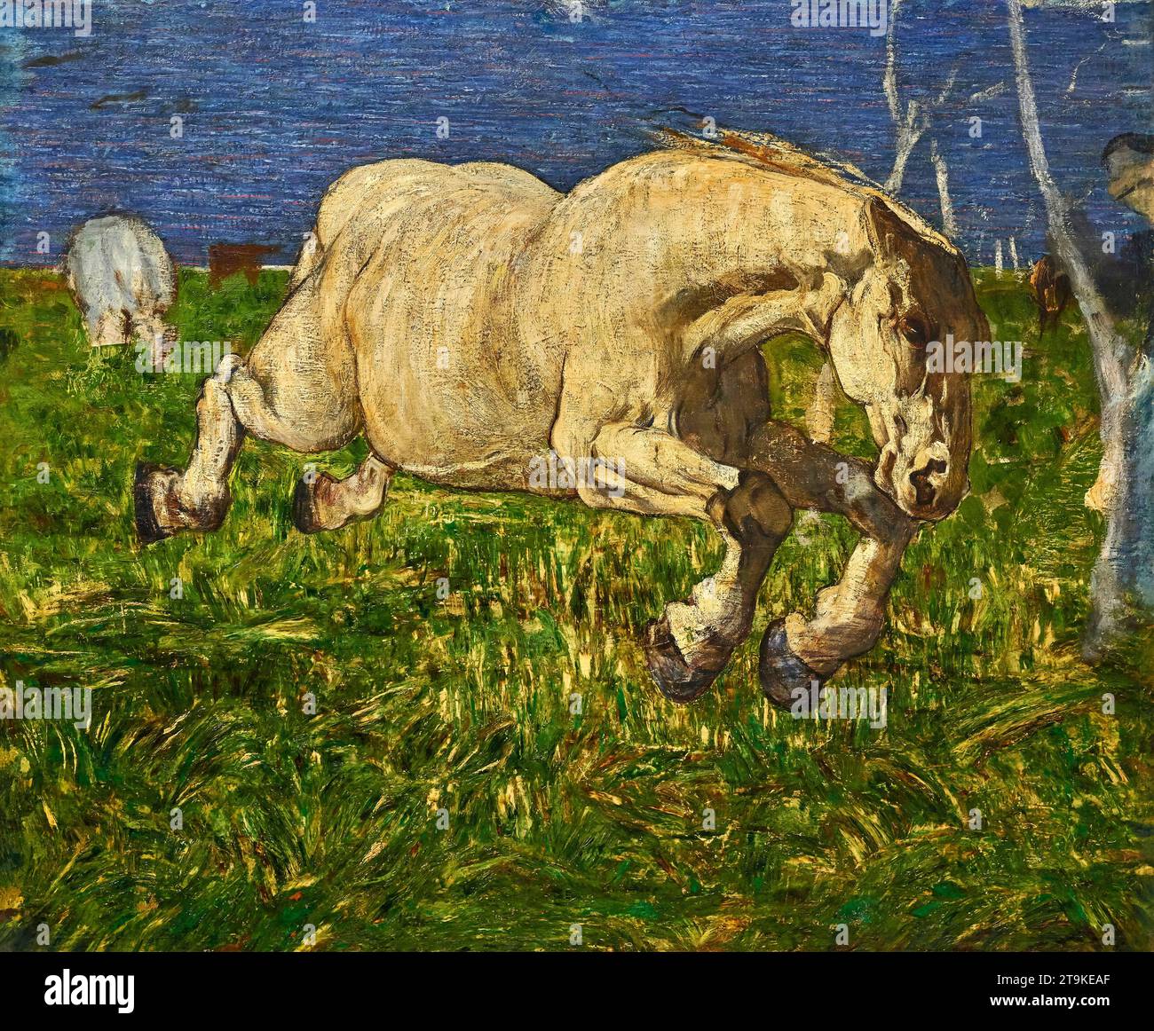 Cavallo al galoppo - olio su tela - Giovanni Segantini - 1889 - Milano ...