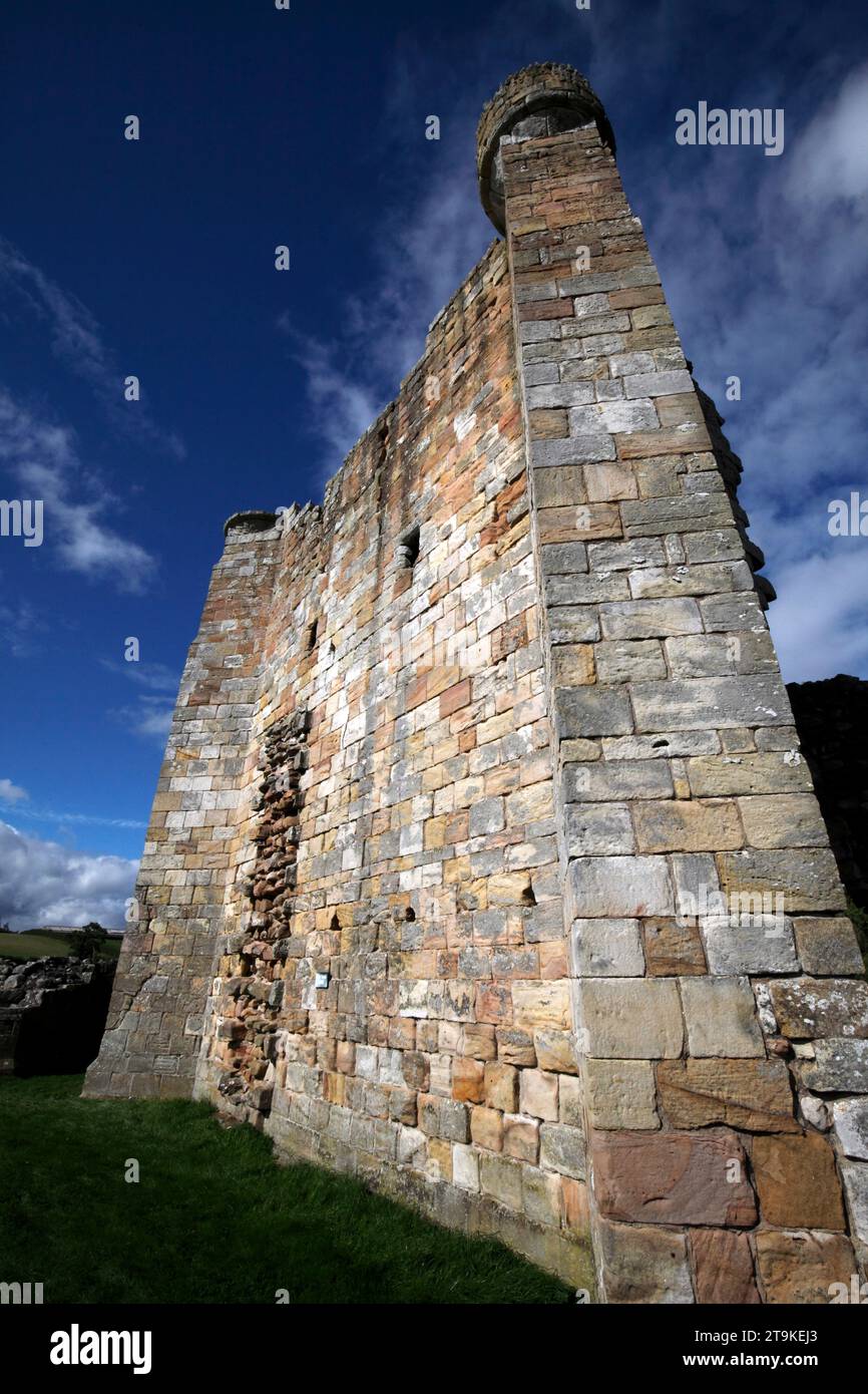 Edlingham Castle. 1300-1600. Northumberland. Fortified manor house with ...