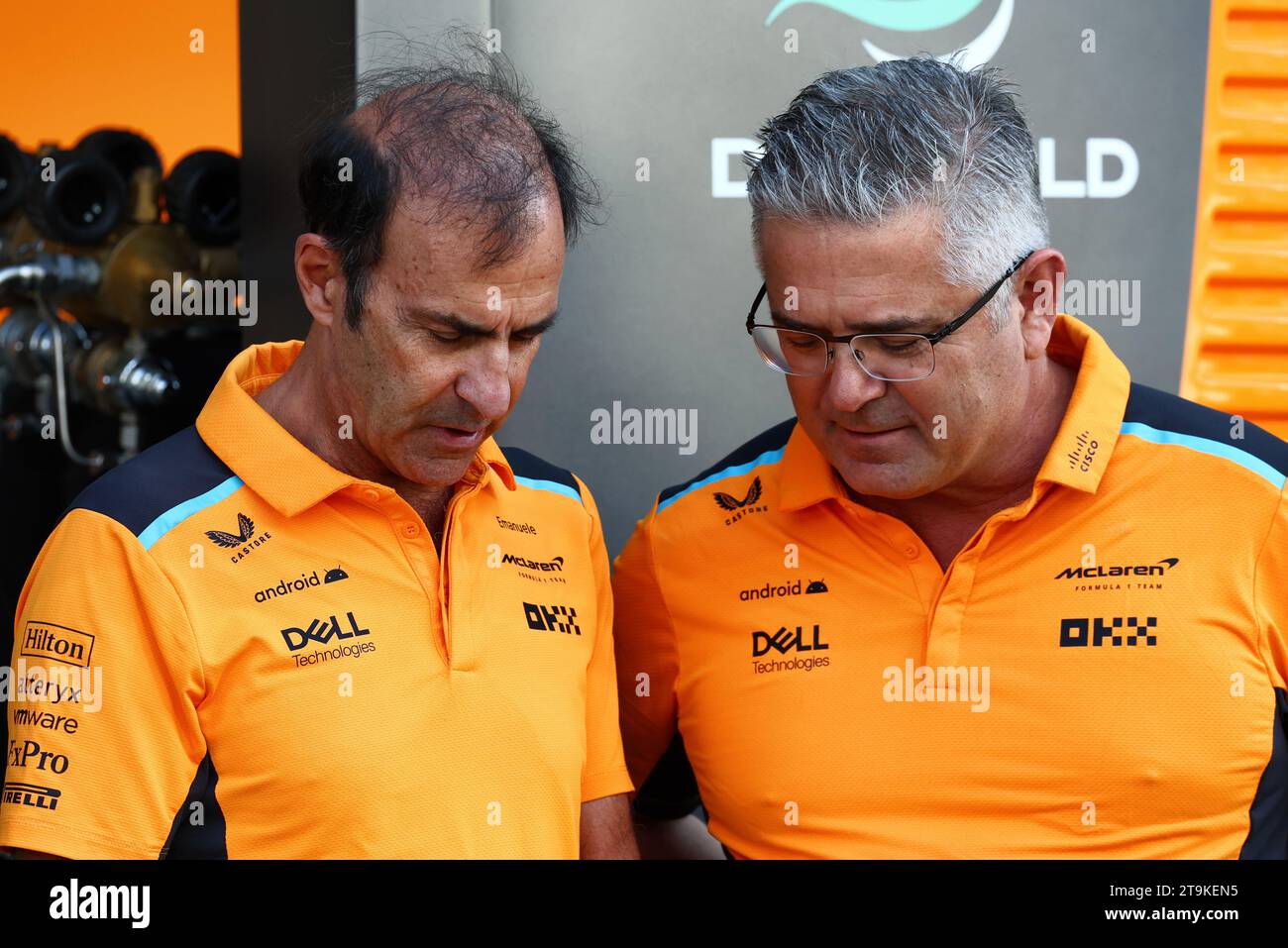 Abu Dhabi, Abu Dhabi. 26th Nov, 2023. (L to R): Emanuele Pirro (ITA ...