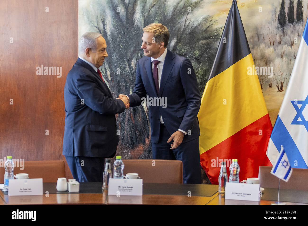Israel Prime Minister Benyamin Netanyahou and Prime Minister Alexander ...