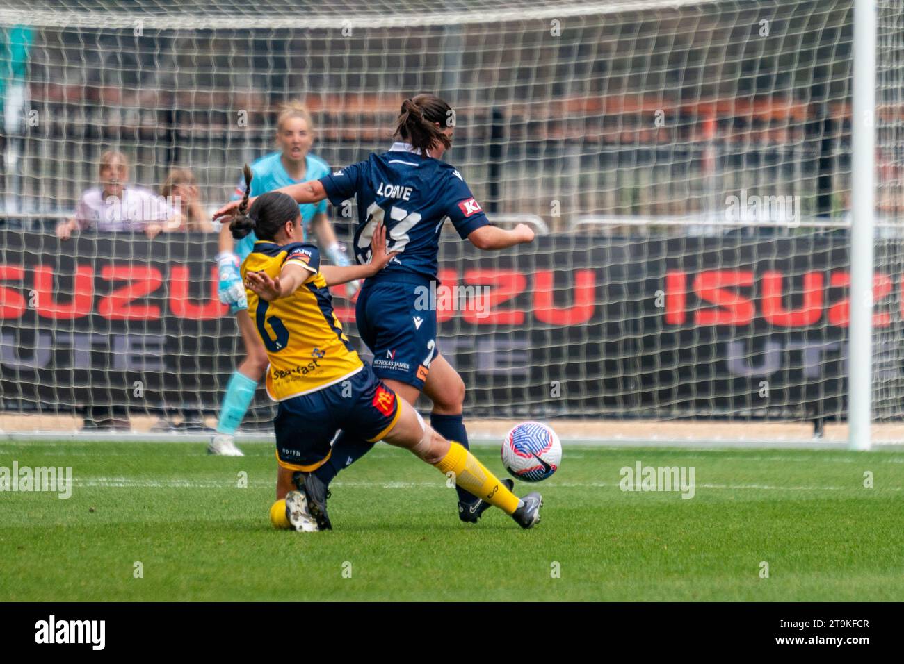 Bundoora, Australia. 26 November, 2023. Left to Right: Central Coast ...