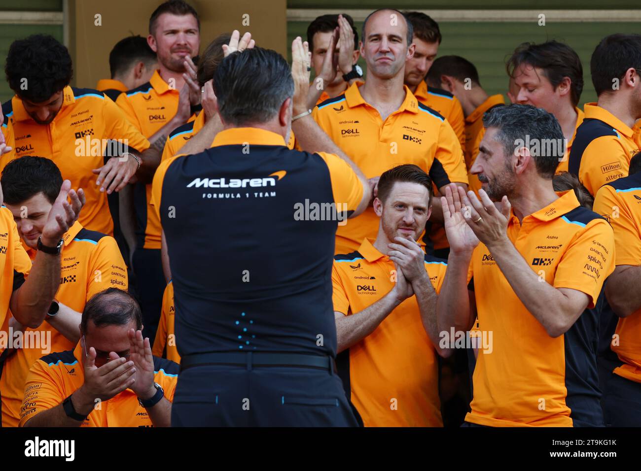 Mclaren executive director at a team photograph hi-res stock ...