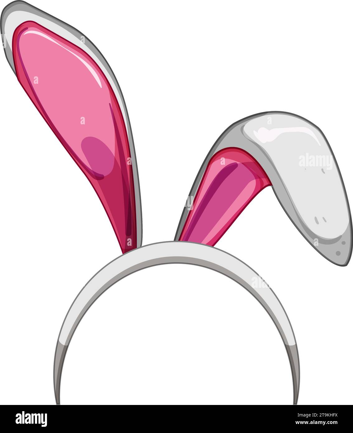 celebration easter bunny ear cartoon vector illustration Stock Vector ...