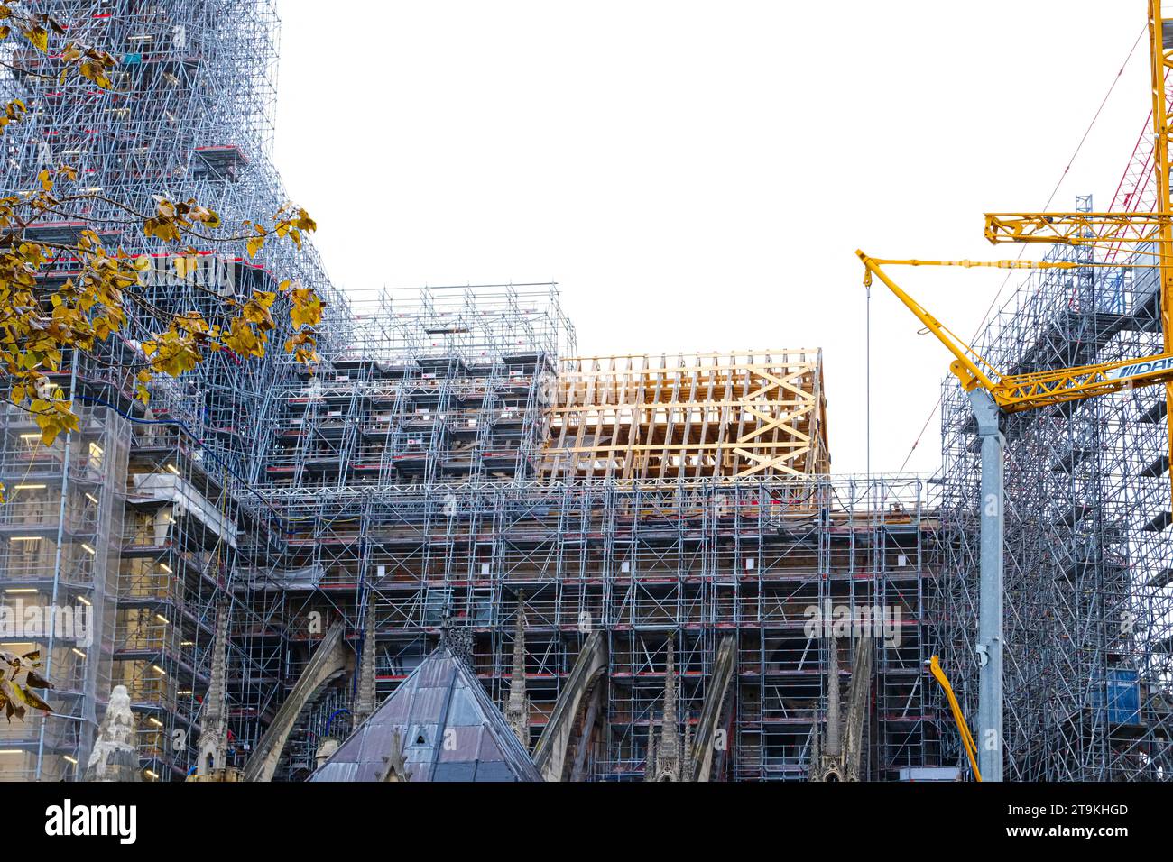 View of Notre-Dame de Paris cathedral after a fire ravaged the ...