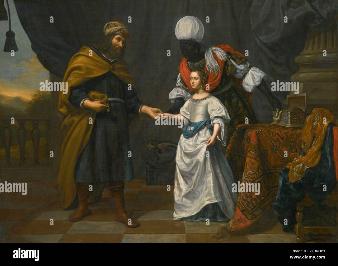 Old Testament Scene - by Gerard Van Kuijl Stock Photo - Alamy