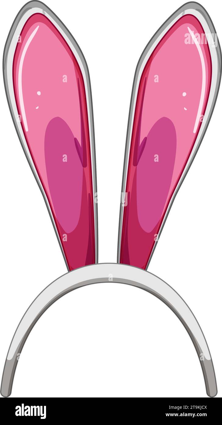 holiday easter bunny ear cartoon vector illustration Stock Vector Image ...