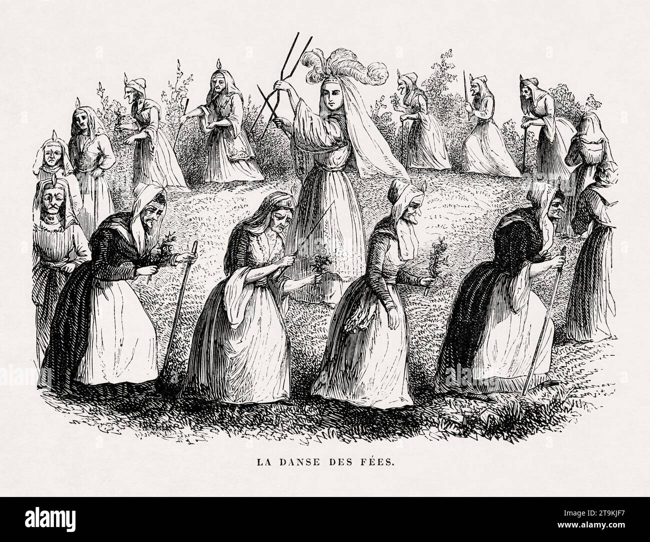 La danse des fées by Louis Le Breton made in 1863 for the Dictionnaire ...