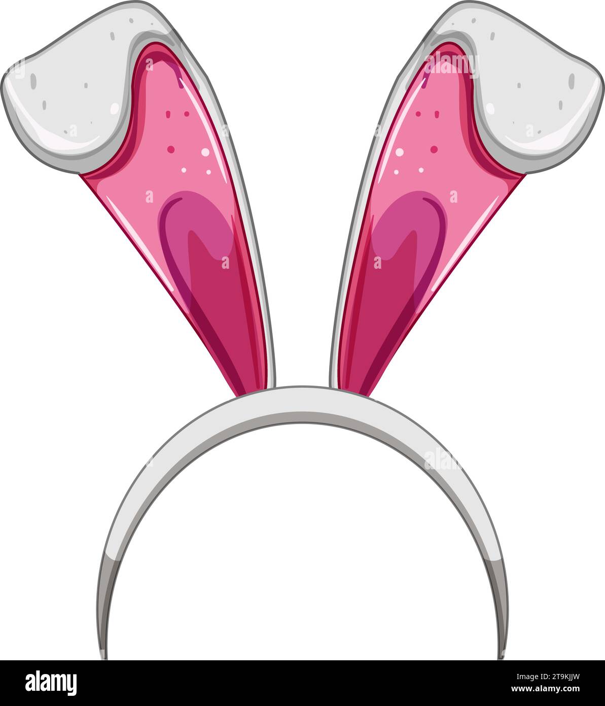 symbol easter bunny ear cartoon vector illustration Stock Vector Image ...