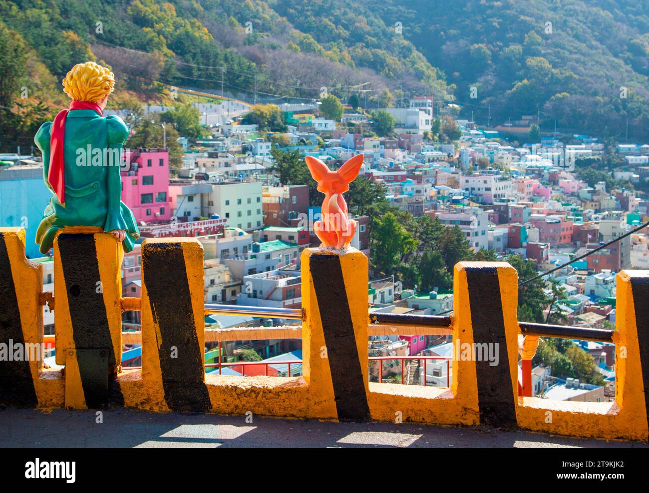 Gamcheon Culture Village, Nov 9, 2023 : A popular photo zone of cafe ...