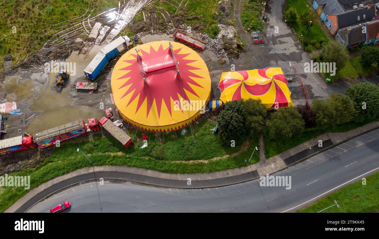 traveling circus, Limerick, Ireland, 17/09/2023 Stock Photo - Alamy
