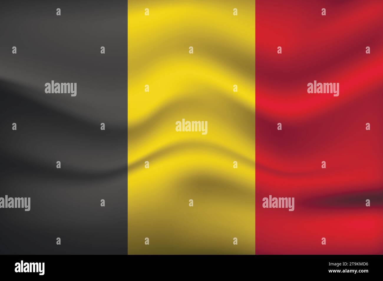 Flag of Belgium. Belgian national symbol in official colors. Template ...