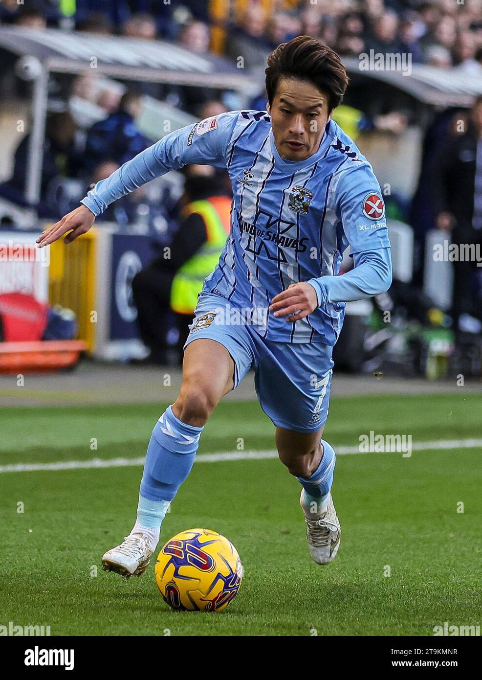 Coventry City's Tatsuhiro Sakamoto in action during the Sky Bet ...
