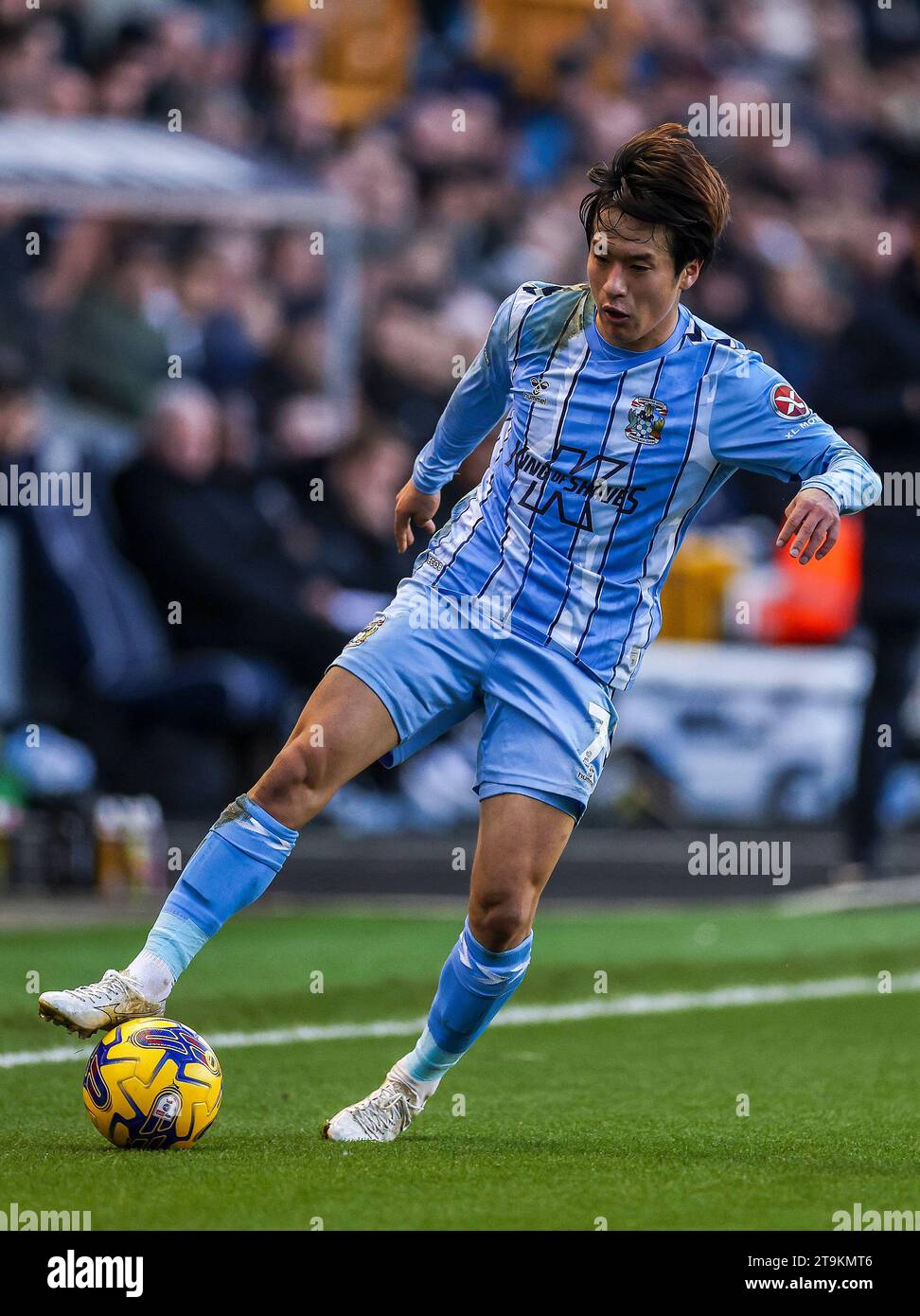 Coventry City's Tatsuhiro Sakamoto in action during the Sky Bet ...