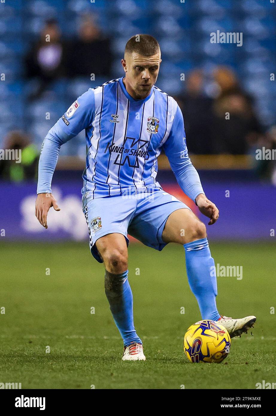 Coventry City's Jake Bidwell in action during the Sky Bet Championship ...