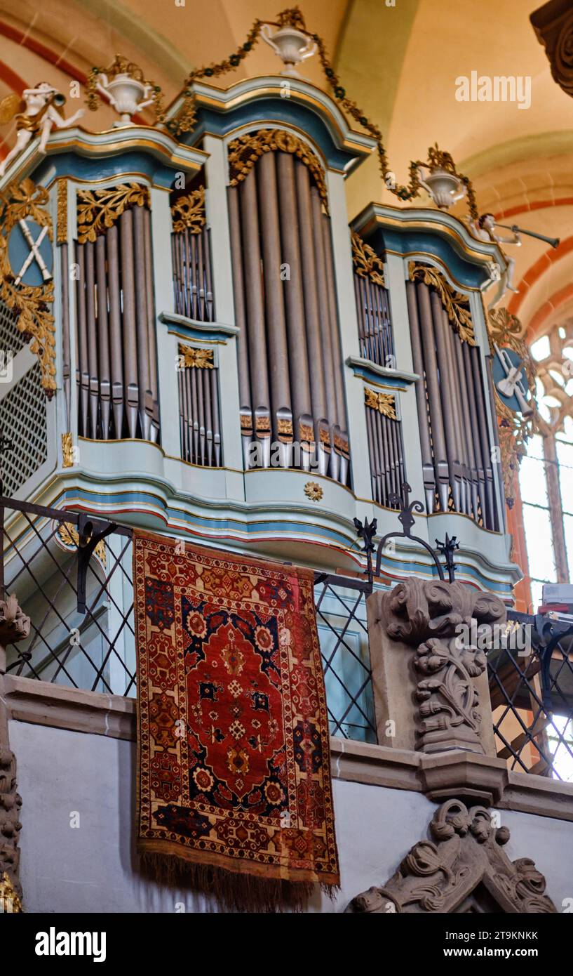 Organs and rug at the Black Church, Biserica Neagră or Die Schwarze ...