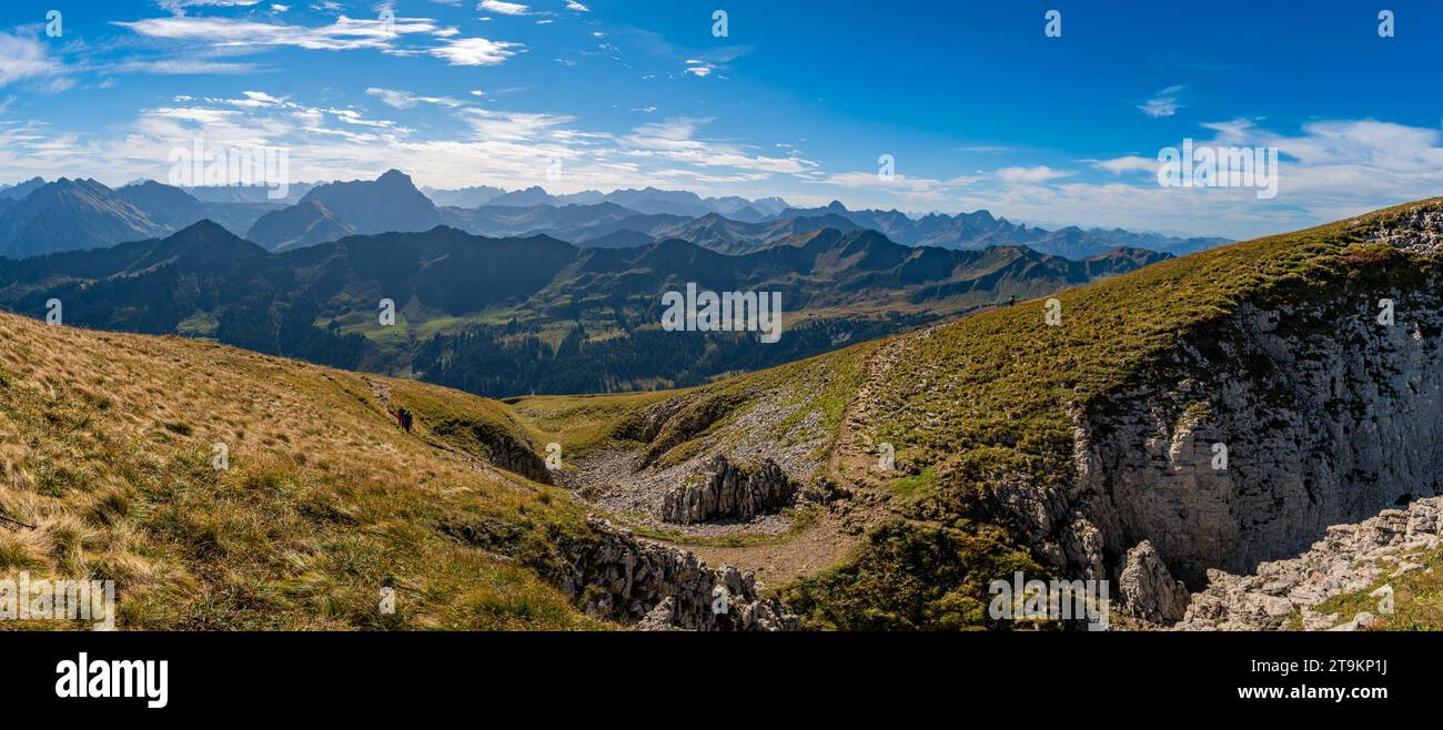 Fantastic autumn mountain tour on the Hoher Ifen in the Kleinwalsertal ...