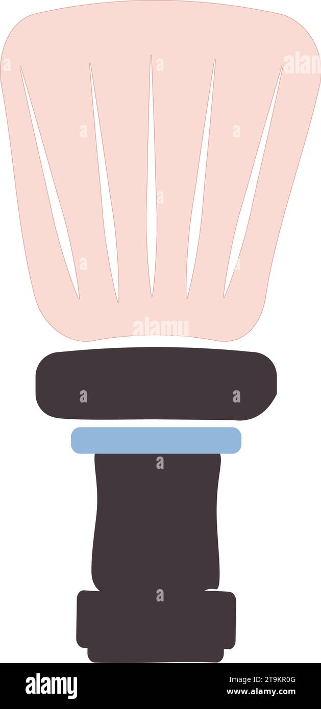 Beauty service wide brush. Thick, wide brush with long bristles for ...