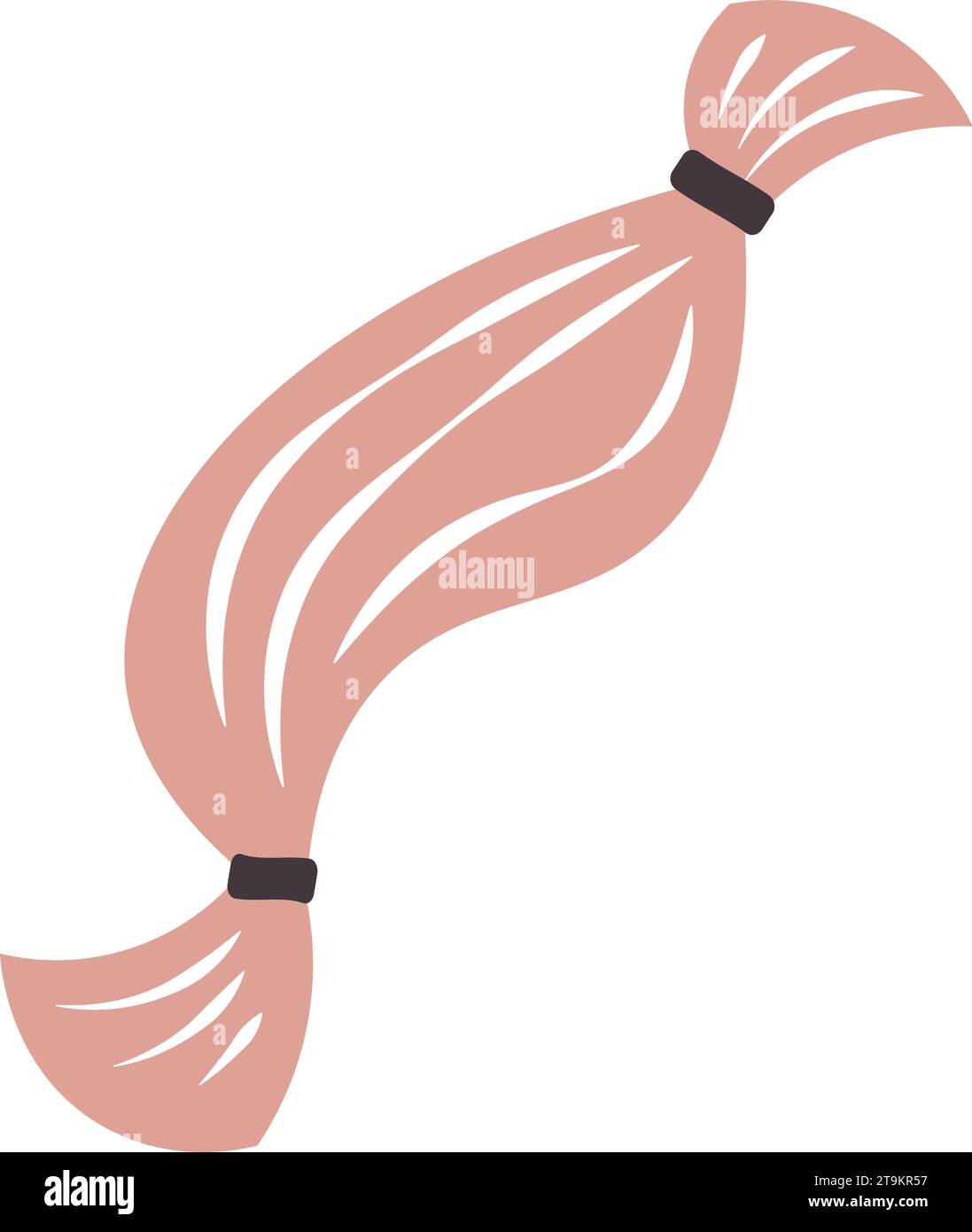 Hair in braid Stock Vector Images - Alamy