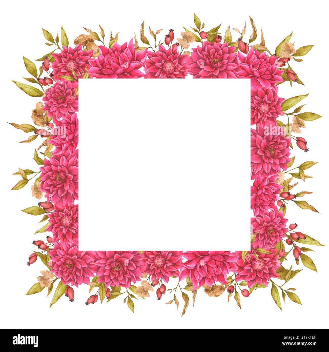 Square Flower Frame