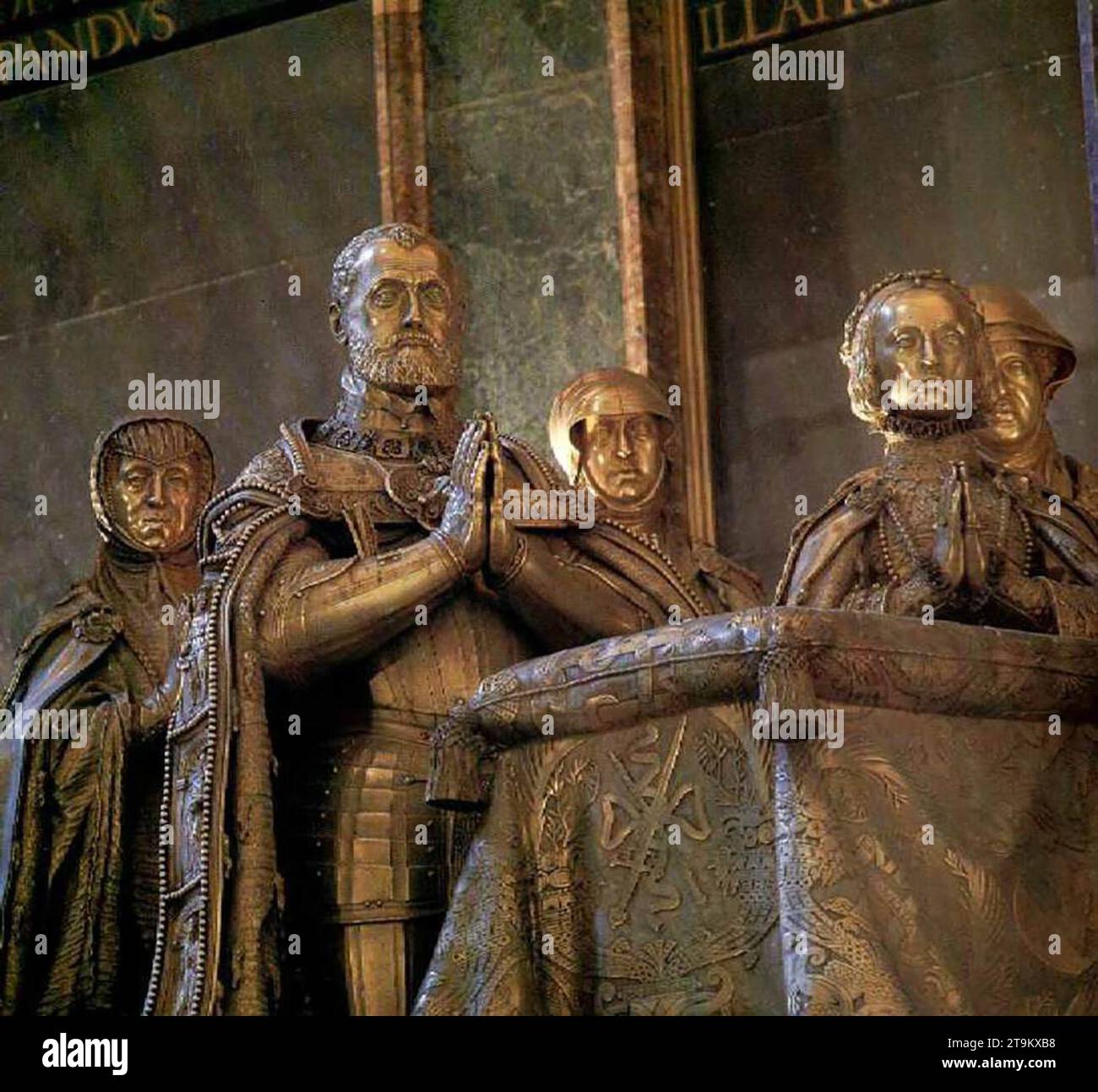 Tomb of Emperor Charles V (detail) 1598 by Pompeo Leoni Stock Photo - Alamy