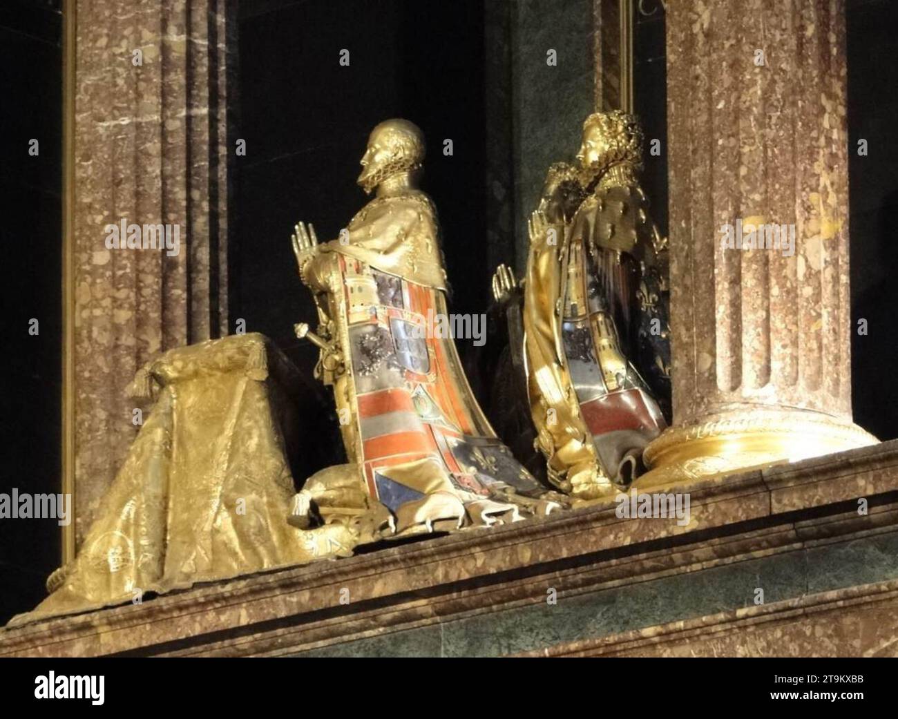 Tomb of King Philip II 1598 by Pompeo Leoni Stock Photo - Alamy