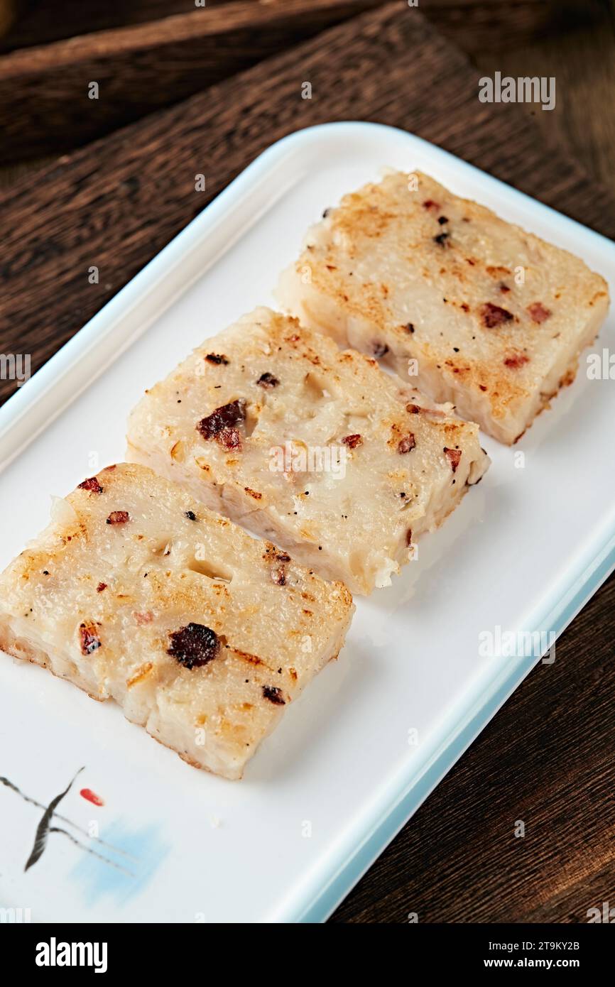 China's traditional New Year's dishes, rice cake,radish cake,yumcha ...