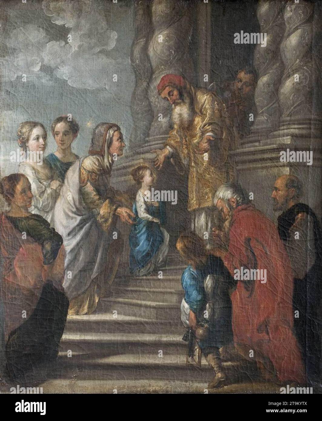 Presentation of Mary in the Temple 1642 by Nicolaas De Liemaker Stock ...